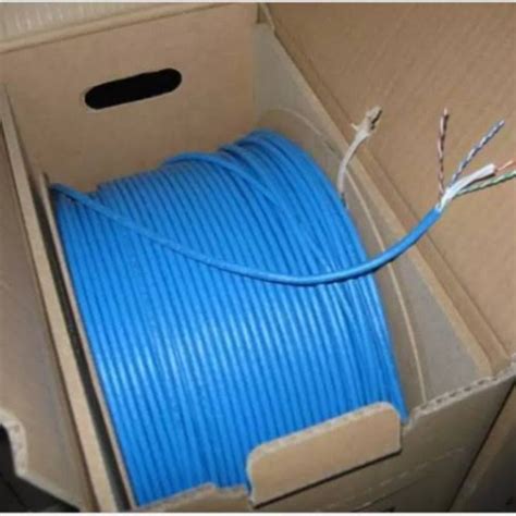 Jual Kabel Utp Cat Biru Original Eceran Cat Meteran Commscope Original Shopee Indonesia