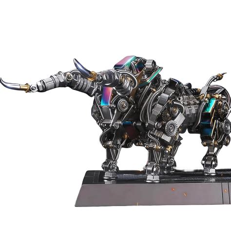 Zunpinspace Adult 3d Metal Puzzles Bison Metal Model Kits 3d Metal Puzzles