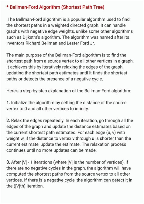 Solution Bellman Ford Algorithm 240504 003932 Studypool