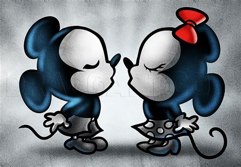 Minnie And Mickey Mouse Kissing Drawings Minnie And Mickey Mouse Kissing Drawings