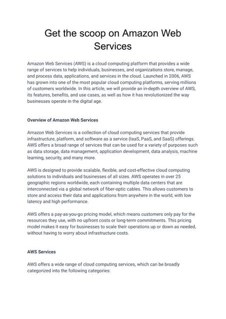 amazon web services pdf