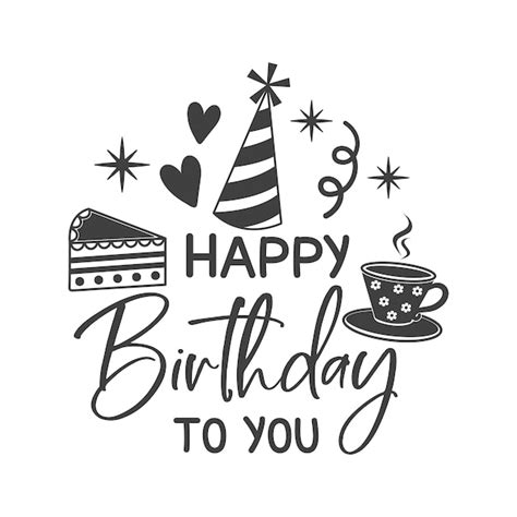 벡터 견적의 생일을 축하합니다 생일 축하합니다 귀여운 인사말 카드 서식 파일 프리미엄 벡터
