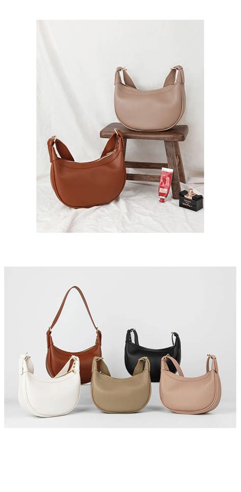당일배송둥근쉐입 반달 숄더백5color Menb