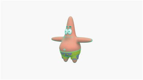 Patrick Star Model Turbosquid 2345812