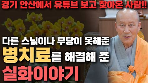 퇴마사 경기 안산에서 유튜브 보고 찾아왔다구요 영상보고 찾아온 아픈사람의 치료를 해주신 퇴마사 스님 다른 스님이나