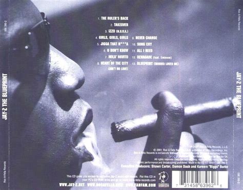 Car Tula Trasera De Jay Z The Blueprint Portada