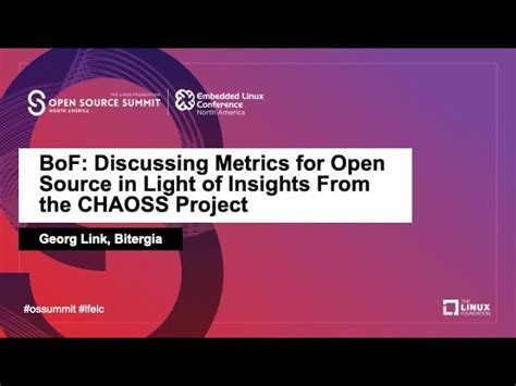 Free Video Discussing Metrics For Open Source Insights From The