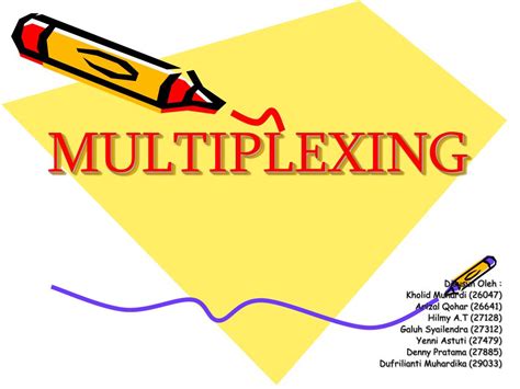 PPT MULTIPLEXING PowerPoint Presentation Free Download ID