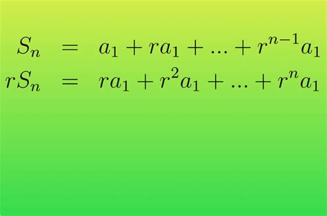 Geometric Series How To Find The Sum To Infinity Of A Geometric Series