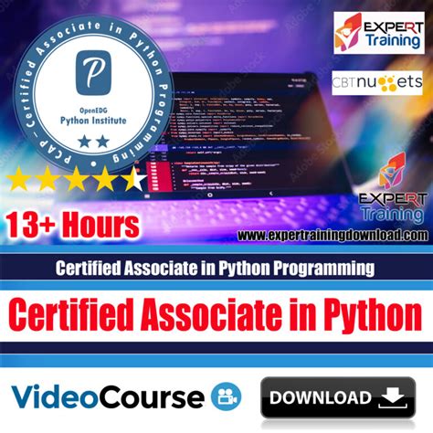 Certified Associate In Python Programming PCAP 31 03 Expert Training