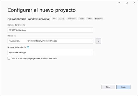 Introducción a WebView en aplicaciones winUI UWP Microsoft Edge