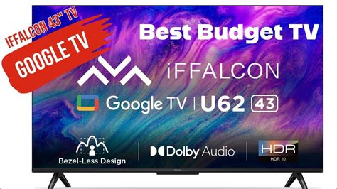 iFFALCON 43 inches 4K Ultra HD Smart LED Google TV (iFF43-U62) 60 Hertz ...