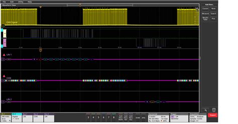 serial triggering and analysis tektronix