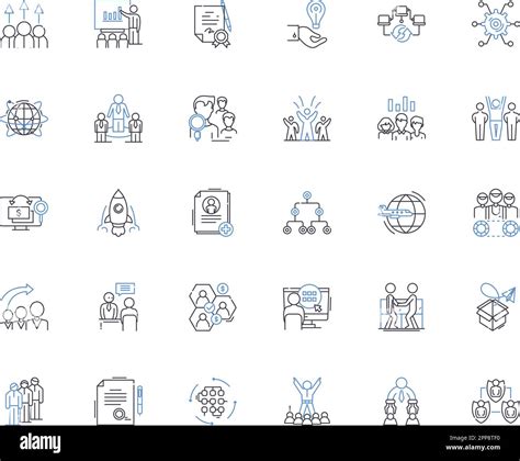 Decision Making And Resolution Line Icons Collection Choice Resolve
