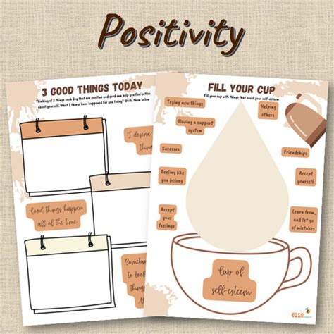 Teen Self Esteem Pack Elsa Support Teaching Resources