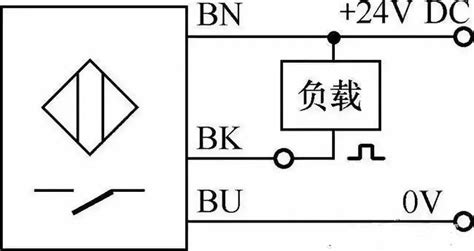 npn传感器电路图 npn型传感器负载短路 传感器电路图线路图 大山谷图库