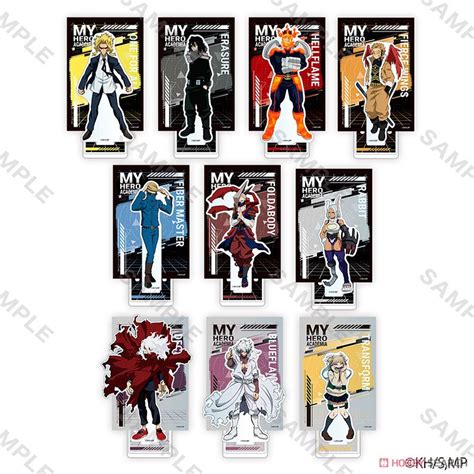 僕のヒーローアカデミア 背景付アクリルスタンド 7期新ビジュアル エッジショット キャラクターグッズ その他の画像1