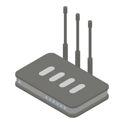 Firewall Router Icon Isometric Style 15383418 Vector Art At Vecteezy