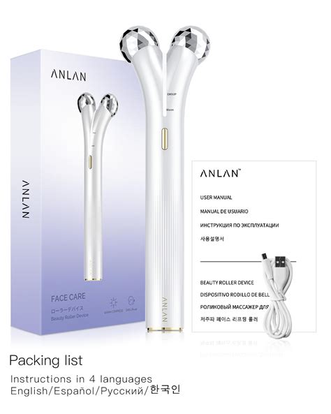 Anlan Face Roller Ems Massager V Face Slimming Face Lifting Double Chin