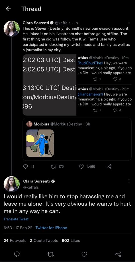 Keffals Immediately Back At It Again Pleads For Harassment To Stop 🙄