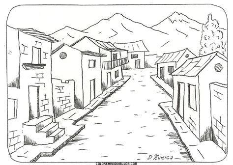 Cómo dibujar Un Pueblo Para Niños Paso a Paso Muy Fácil 2025 Dibuja