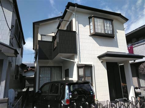 2色で塗り分けてメリハリをつけた外壁塗装：習志野市鷺沼【115万円】 施工事例 千葉の外壁塗装・屋根リフォームならオリエンタルホームサービス