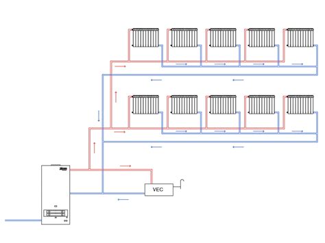 Esquema De Principio De Calefaccion En Autocad Cad 6885 Kb Bibliocad