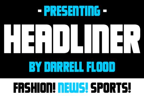 Headliner Font Hawtpixel Darrell Flood Fontspace