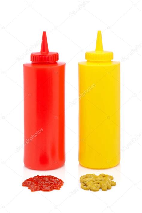 Ketchup And Mustard Bottle