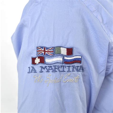 Camicia La Martina Uomo Argentina Team Azzurra It
