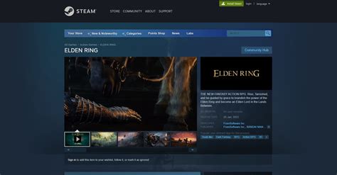 عنوان Elden Ring روی steam نیز عرضه خواهد شد