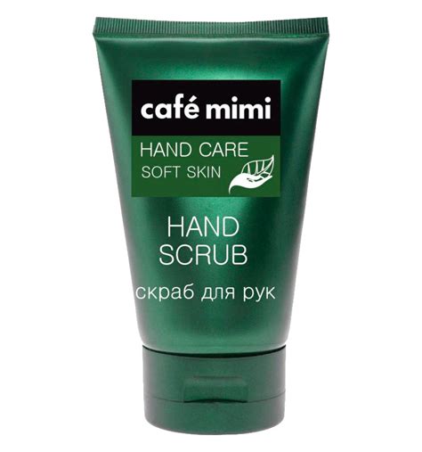 Скраб для рук Cafe Mimi "Нежная кожа" Дамасская роза и масло авокадо ...