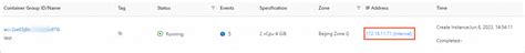 Configure Elastic Container Instances To Use A Fixed Ip Address