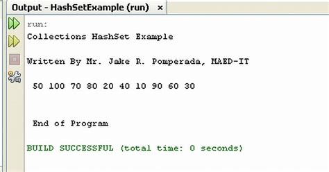 Free Programming Source Codes And Computer Programming Tutorials Hashset Example In Java