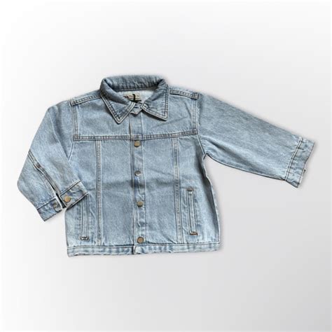 Джинсовая куртка ZARA "Minnie" на кнопках для девочки 110 см (4-5 лет ...