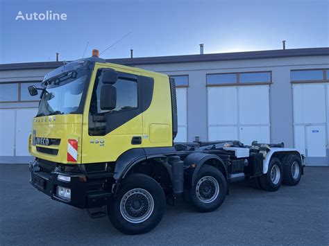 Iveco Trakker 450 Hook Lift Truck For Sale Poland Końskie Xw41053