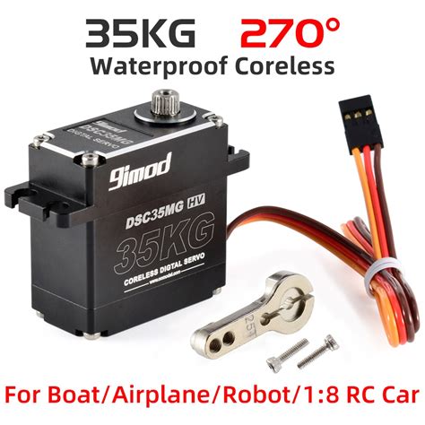 9imod Waterproof Brushless Coreless Servo 50kg 45kg 35kg 25kg 180