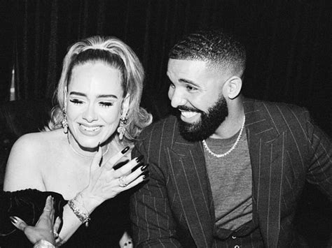 Adele Wore A Steamy Velvet Off The Shoulder Dress To Drakes Birthday