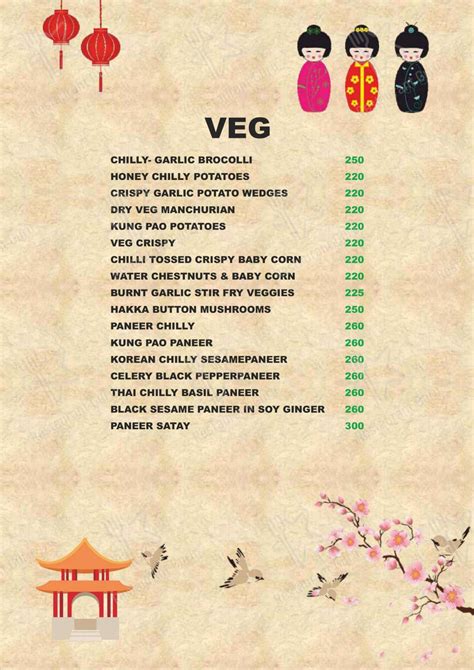 Menu At Tipsy Panda Asian Kitchen And Bar Nala Sopara