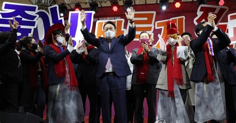 충남 선대위 필승결의대회 참석한 윤석열