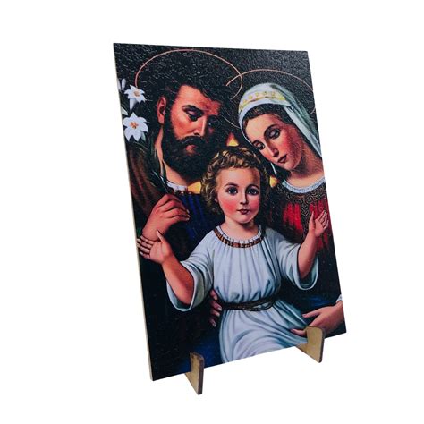 Quadro De Mesa Sagrada Fam Lia