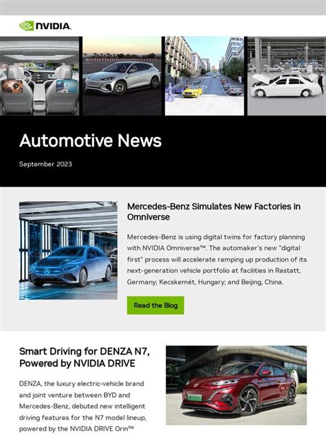 Nvidia Nvidia Auto News Mercedes Benz Simulates Factories Milled