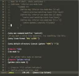 Init File How To Make A Solid Line Seperator In Linum Mode Emacs
