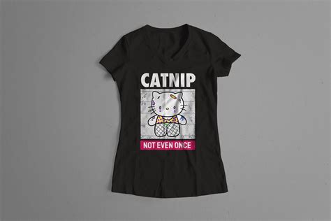 Hello Kitty Catnip Parody T Shirt By Happy Chicken Fitness Cult