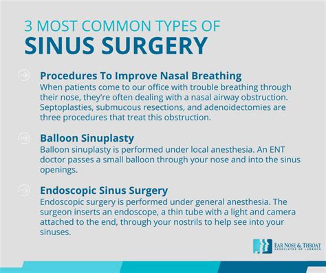 Ear Nose And Throat 3 Types Of Sinus Surgery And Which Is Right For You