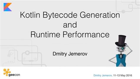 kotlin bytecode generation and runtime performance pdf programming