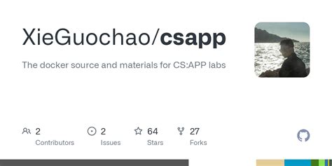 Issues XieGuochao Csapp GitHub