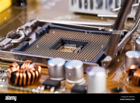 Motherboard processor socket Stock Photo - Alamy
