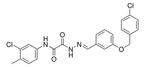 2 2 3 4 CL BENZYL OXY BENZYLIDENE HYDRAZINO N 3 CL 4 ME PH 2