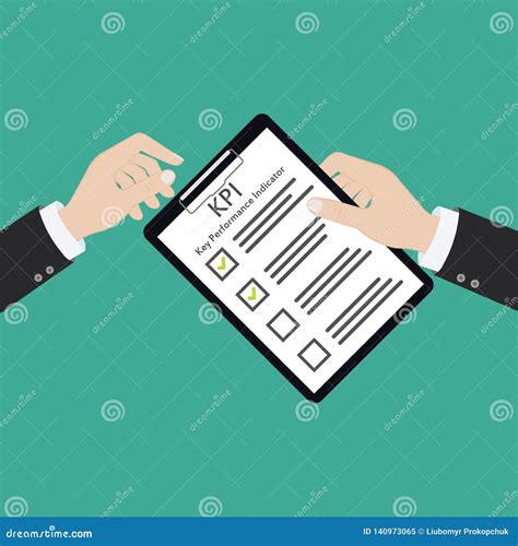 Kpi Key Performance Indicator Business Concept Evaluation Strategy Plan